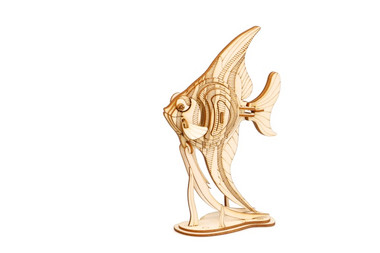 3D Wooden Puzzle - Angel Fish
