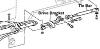 Seastar - Hydraulics - Trolling Motor Tie Bar Kit - HO6010 - Explosive ...