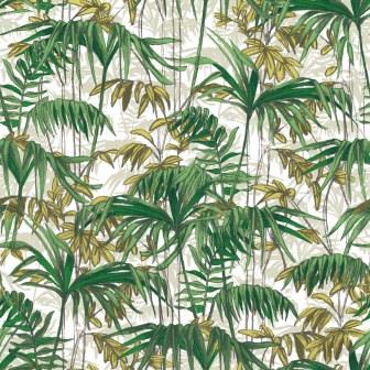 Wallpapers with tropical motifs - The Savvy Decorator