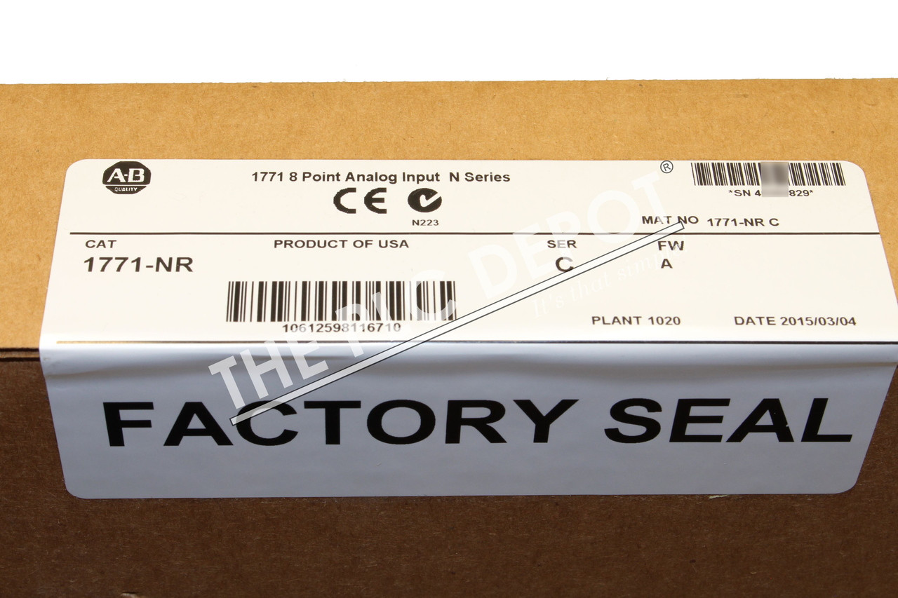 Factory Sealed Allen Bradley 1771-NR /C Analog Input ♡GET IT IN 3 DAYS ...