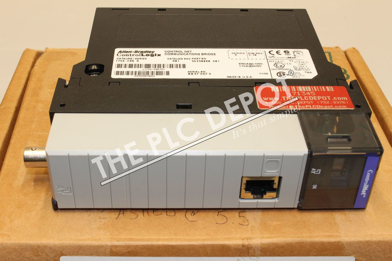 BRAND NEW ORIGINAL! Allen Bradley 1756-CNB ControlLogix ControlNet ...