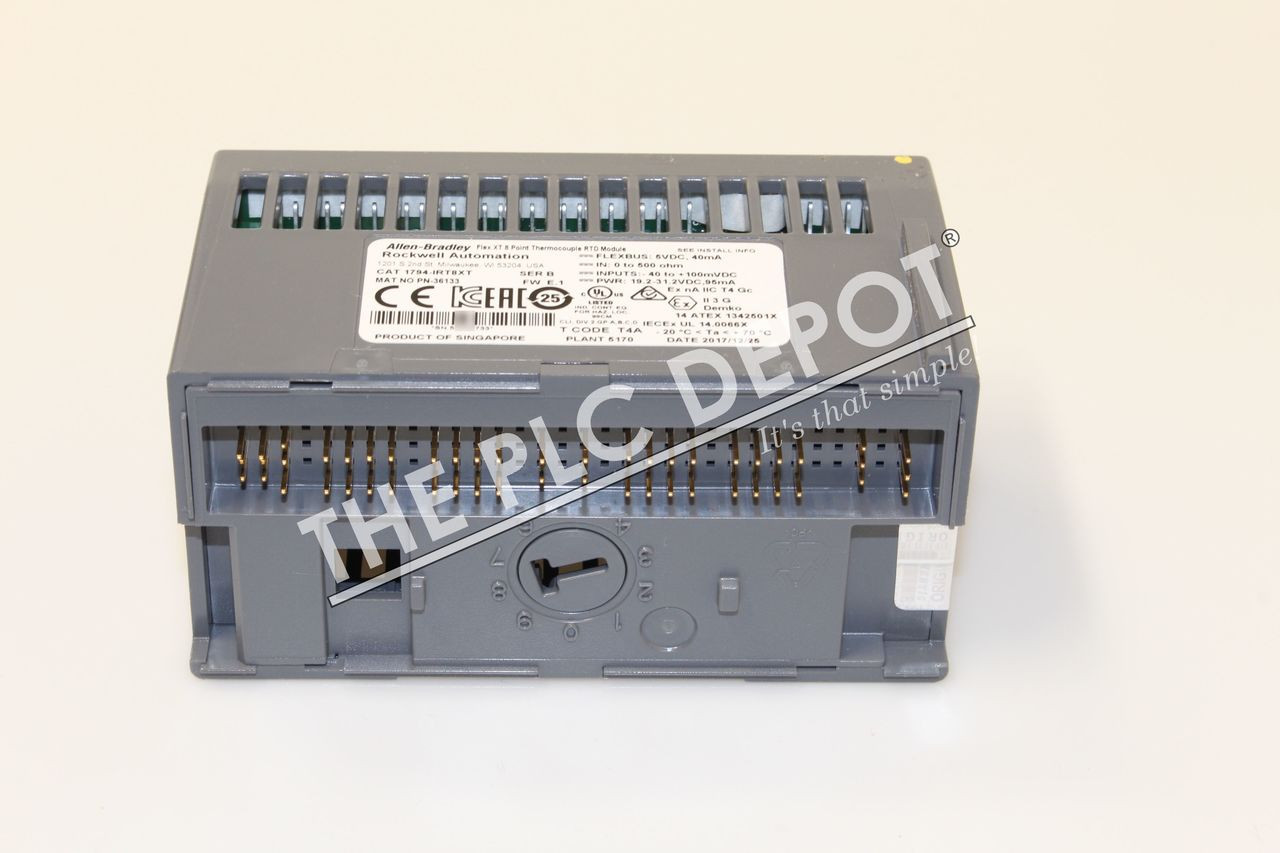 ~2017~ BRAND NEW! Allen Bradley 1794-IRT8XT FLEX I/O XT Analog Input 8-Ch Thermo - The PLC Depot