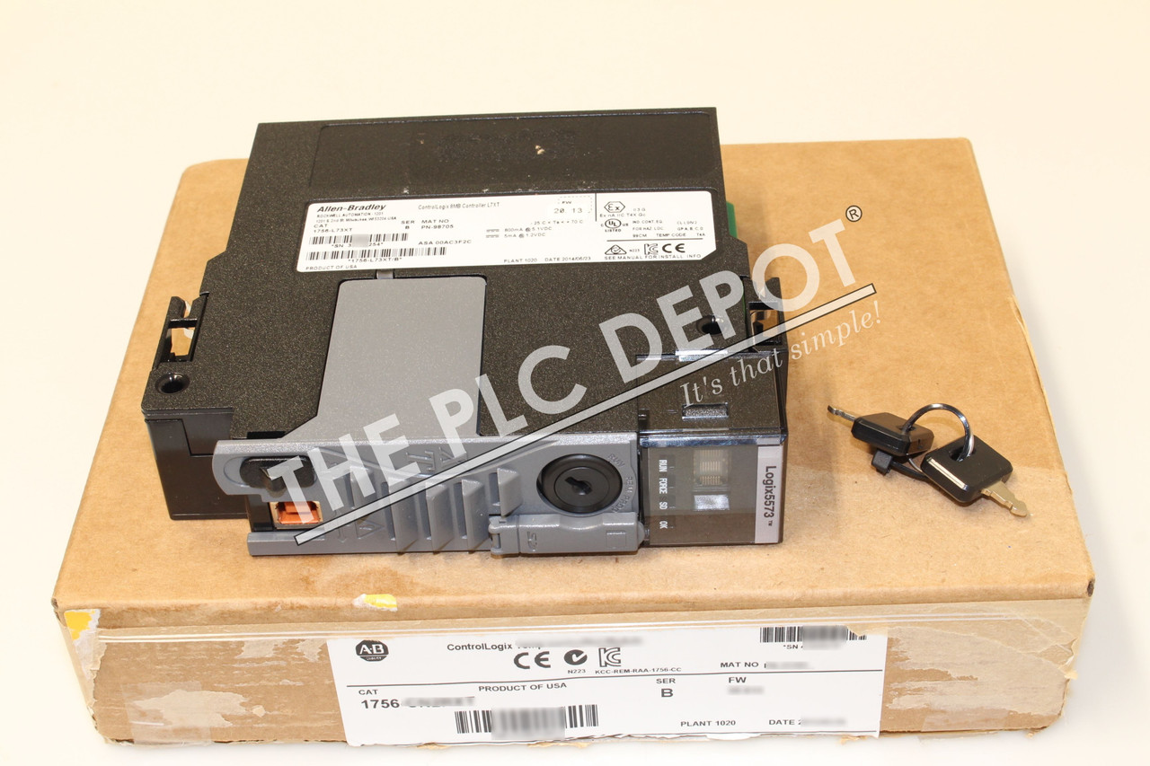 Clean Like New! Allen Bradley 1756-L73XT L73 /B CPU ControlLogix 5570 - The PLC Depot