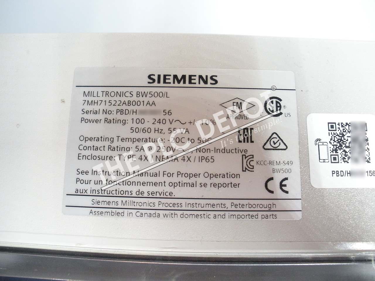 BRAND NEW Siemens Milltronics BW500/L 7MH71522AB001AA Integrator #156 ...