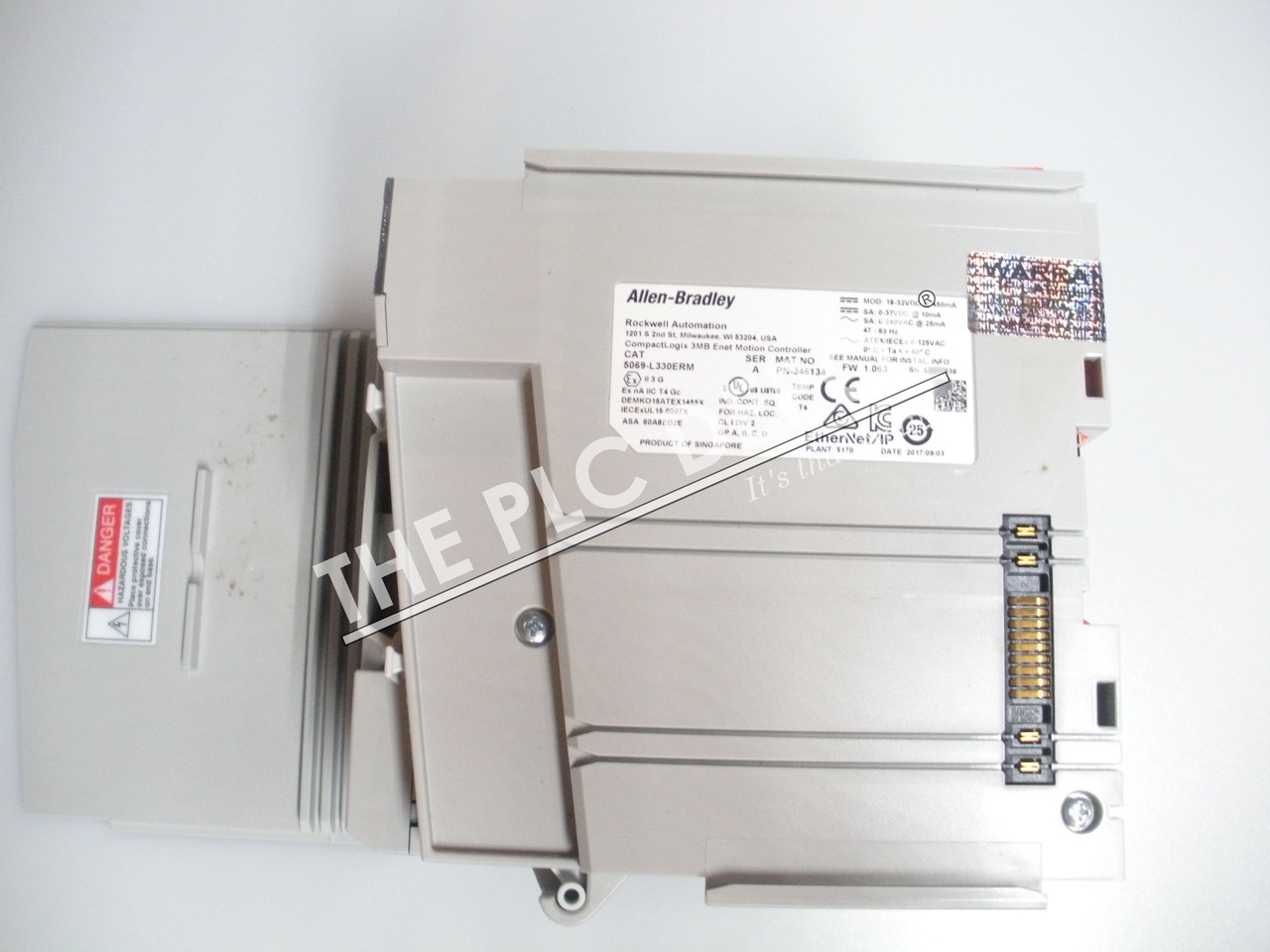 ALLEN BRADLEY 5069-L330ERM 2017 CompactLogix 5380 Controller 3MB #036 ...