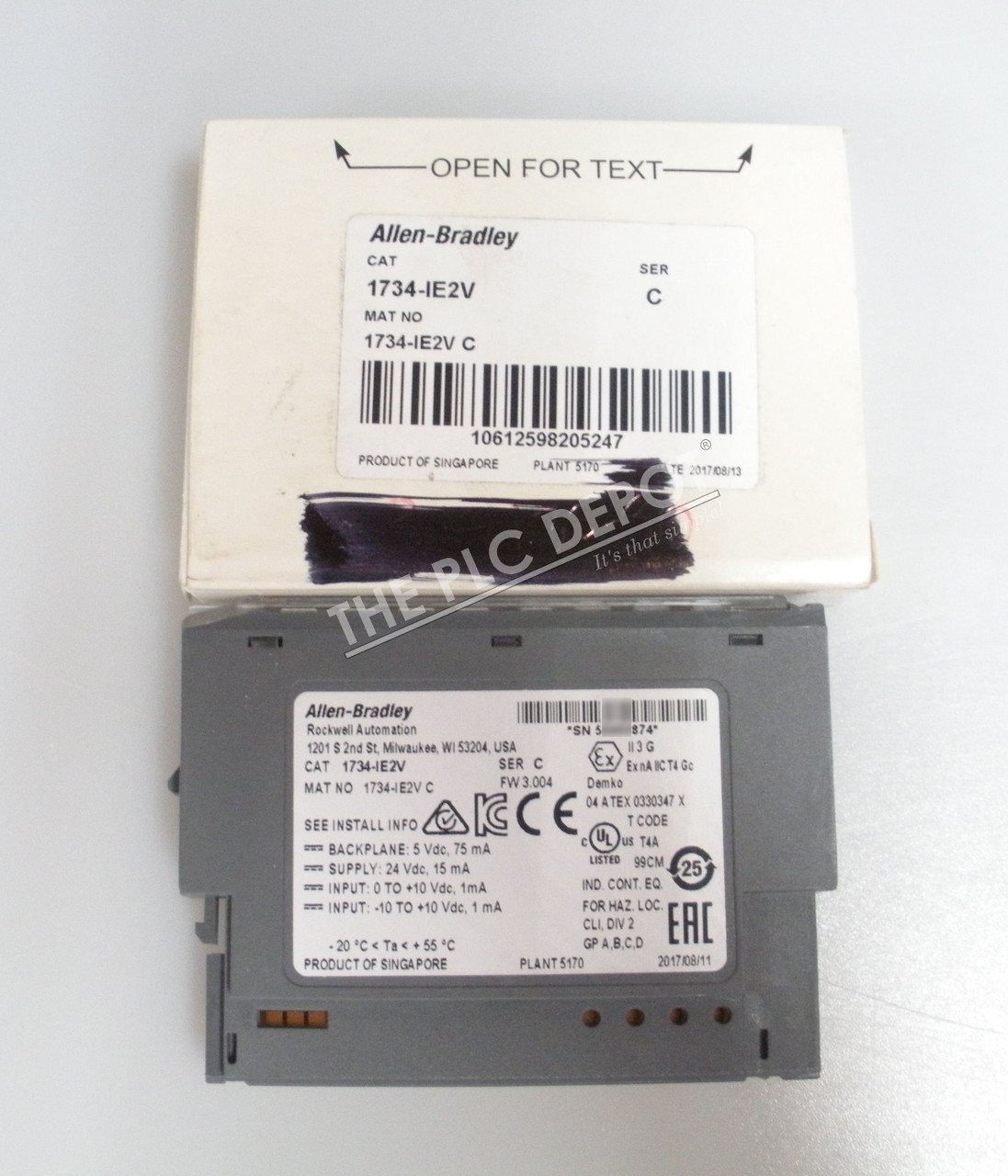 New SURPLUS Allen Bradley 1734-IE2V POINT I/O 2-Channel Analog Voltage ...