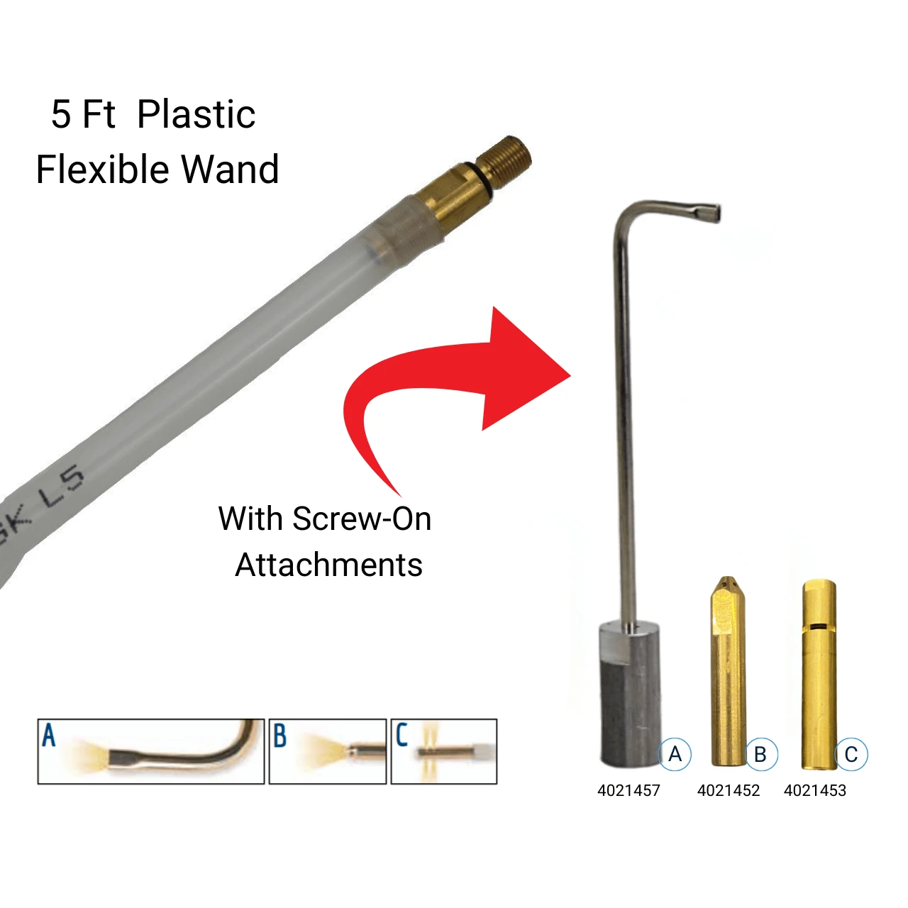 Undercoating and Rustproofing Spray Gun Includes Wand and Attachments