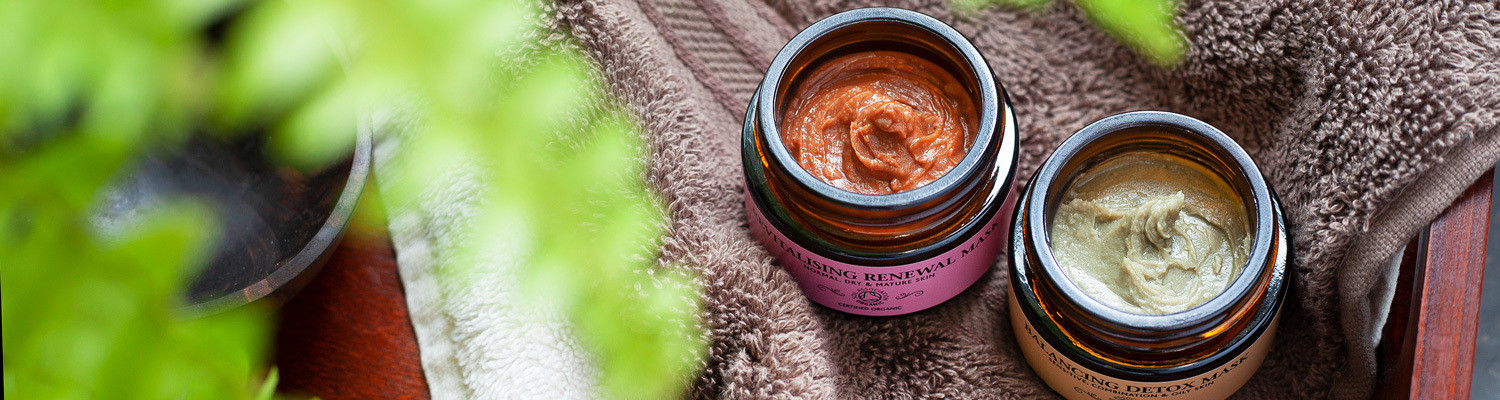 Organic, natural and vegan facial treatments and masks from the ...