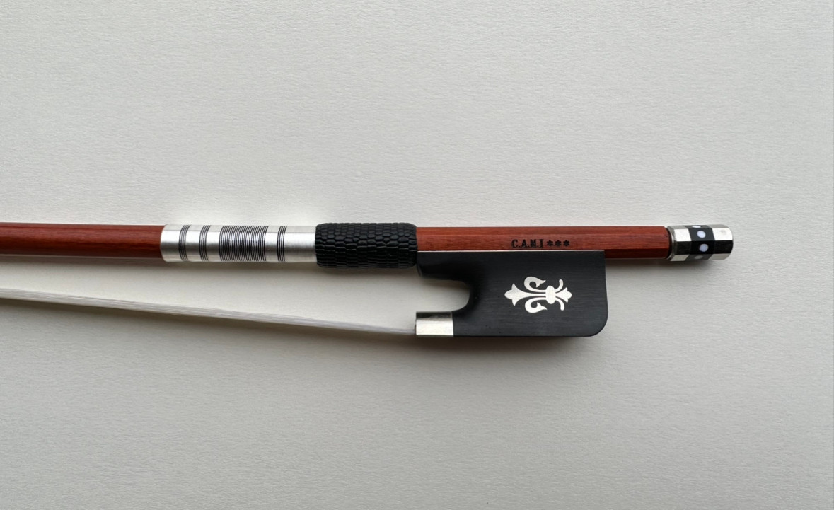 4/4 Master Level Premium Pernambuco Round Cello Bow - Ebony Frog ...