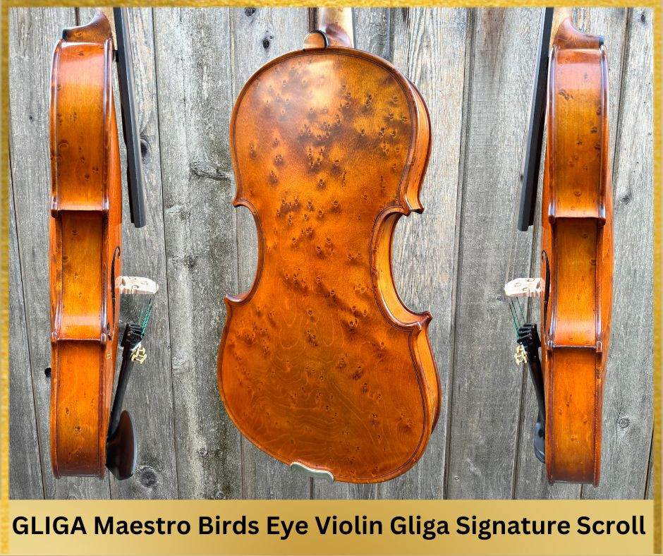 Birds Eye Maple Violin - Handmade in Romania - Extremely Rare to Find