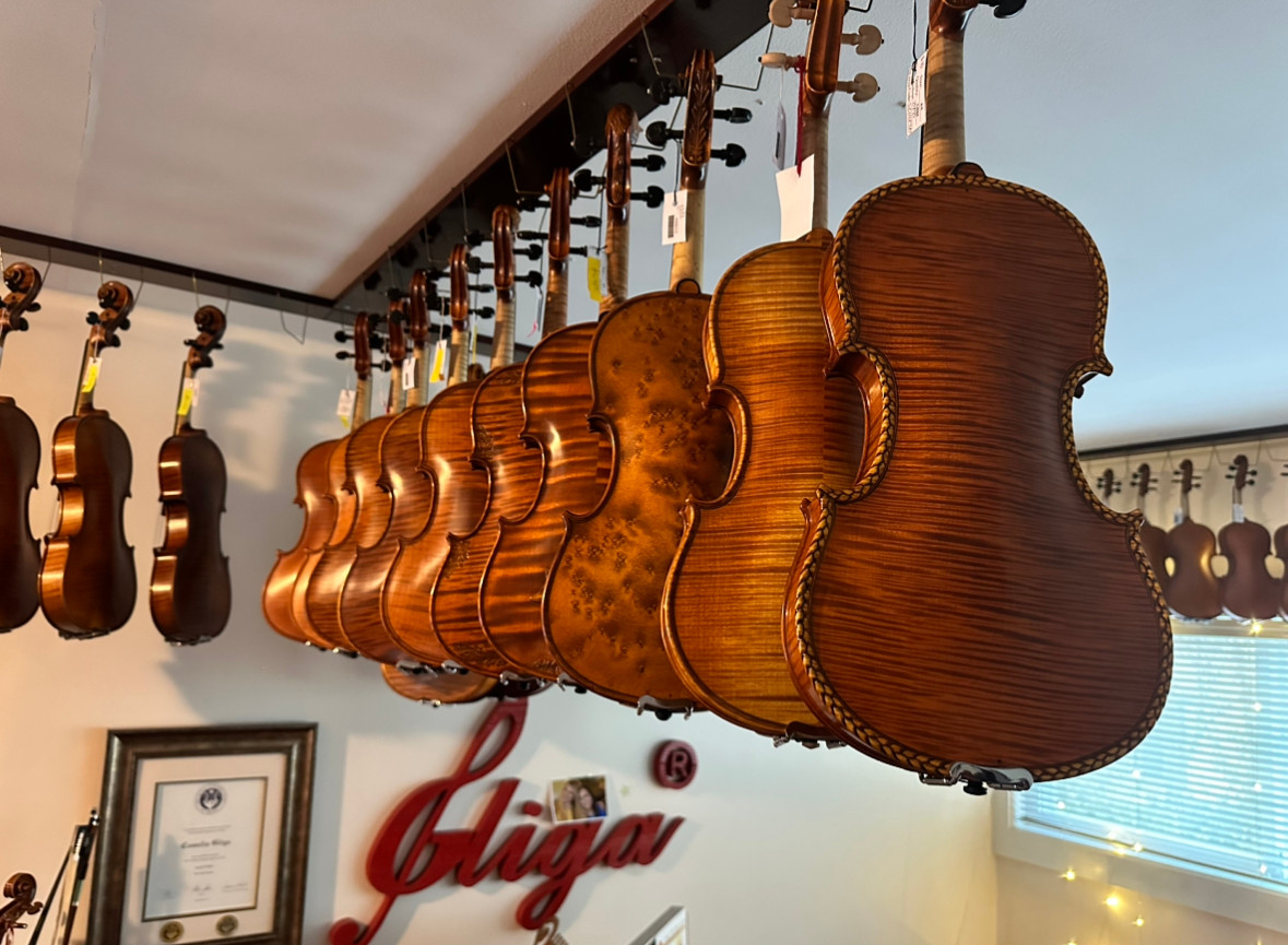Birds Eye Maple Violin - Handmade in Romania - Extremely Rare to Find