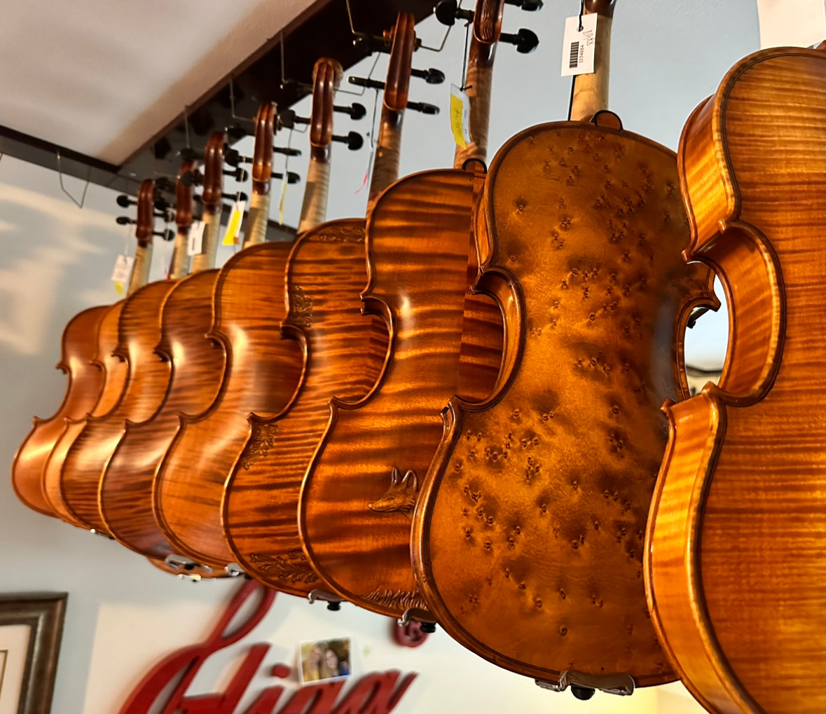 Birds Eye Maple Violin - Handmade in Romania - Extremely Rare to Find