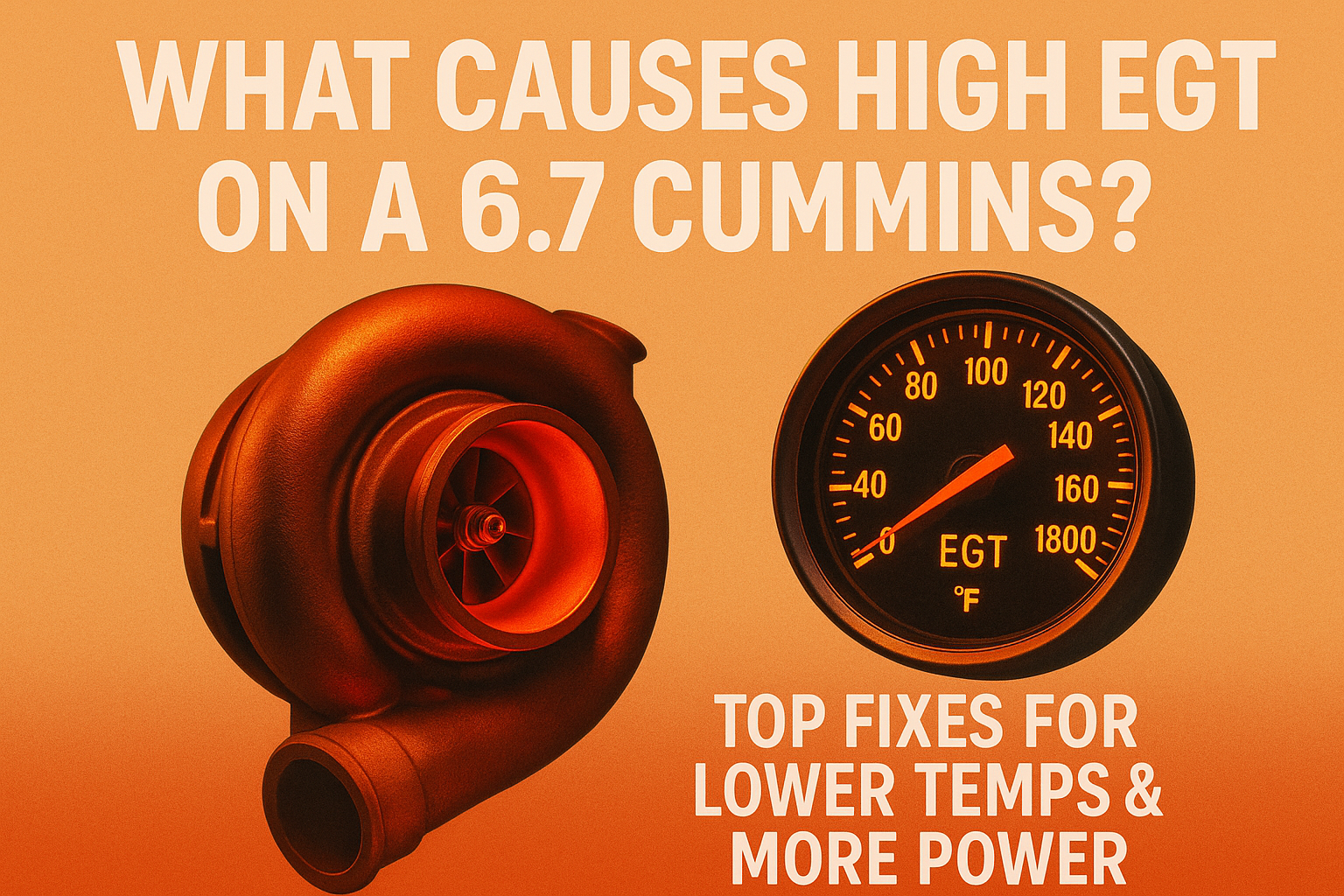 What Causes High EGT on a 6.7 Cummins & How to Fix It - Diesel Power Source