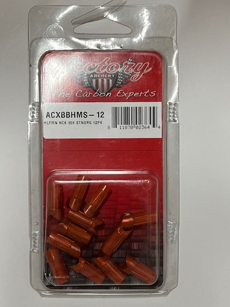 Victory Archery - Half Moon Nock - Satin Orange - 12pk - Bowhunters ...