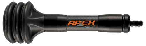 Apex Gear - End Game Stabilizer - 6" - Black - Bowhunters Supply Store