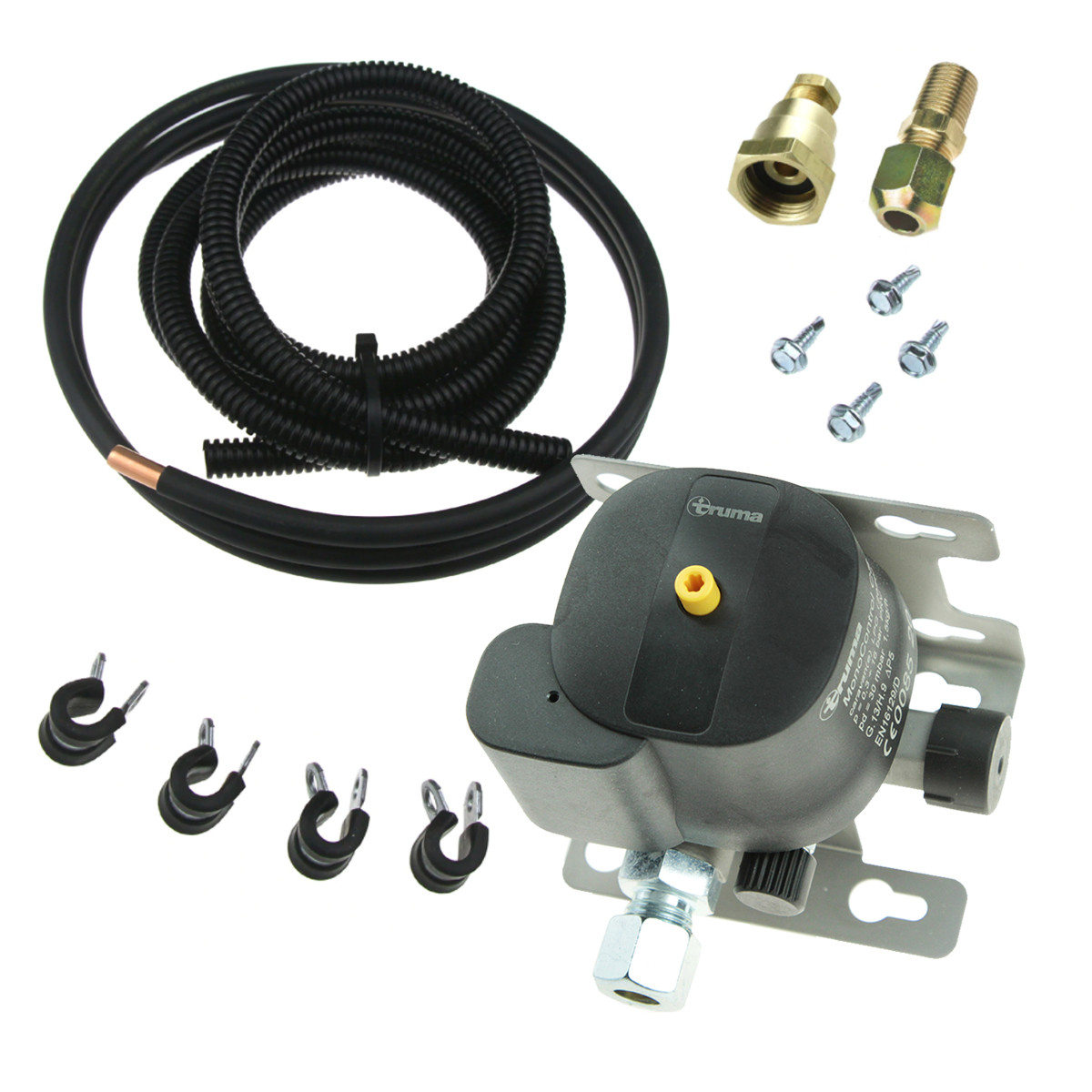 Truma MonoControl CS Gas Regulator Crash Sensor 30mbar with 2m Copper ...