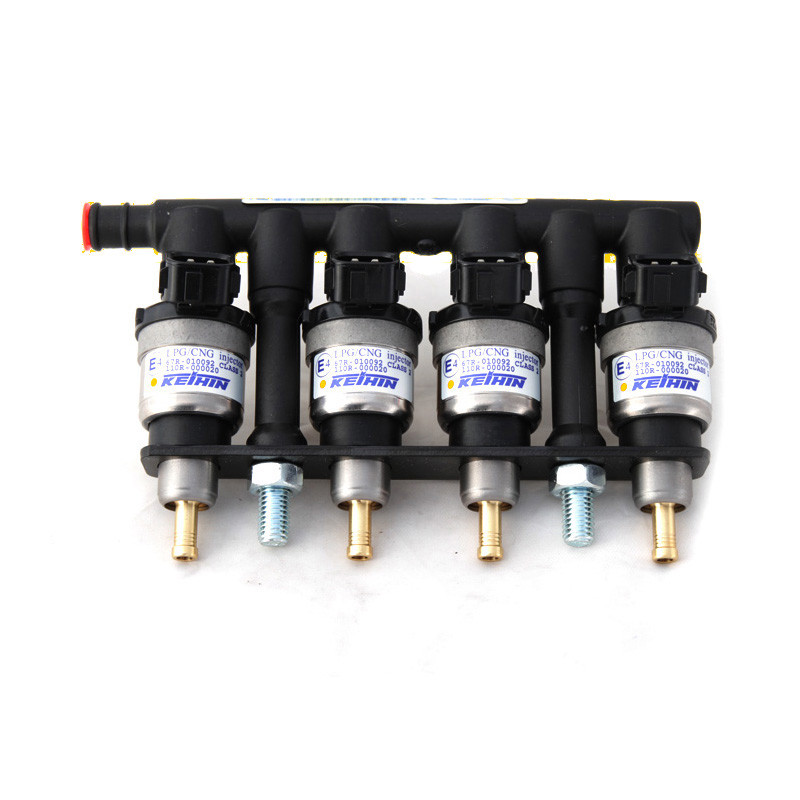 KEIHIN YELLOW 73cc - 4 cylinders LPG CNG GLP Injector Rail