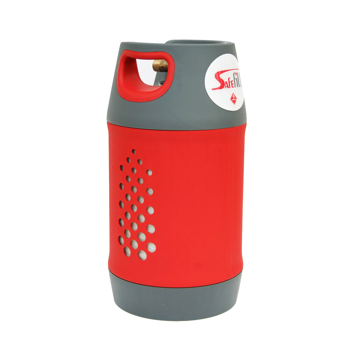 Safefill Gas Bottle Large 10kg LPG Refillable with Extension