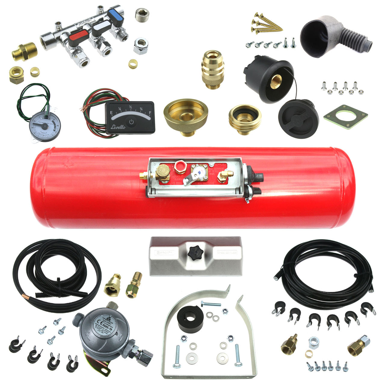 Fiat Ducato underslung gas tank motorhome caravan kit