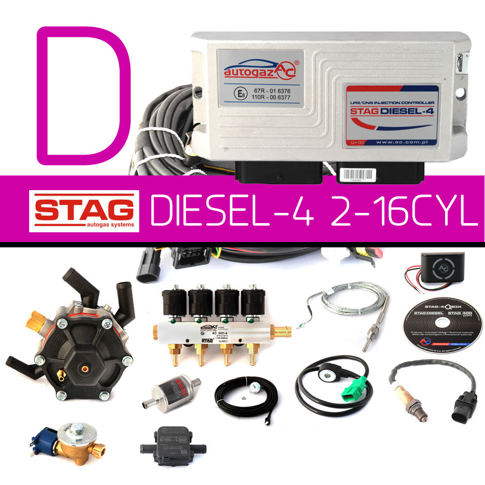 AC STAG Diesel - LPG Conversion Kit