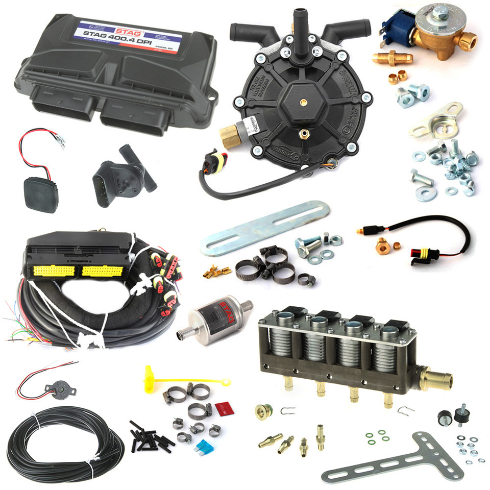 4CYL AC STAG Direct Injection Kit up to 150HP - LPG Shop