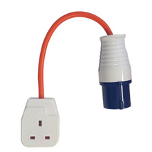 Conversion Lead UK Plug 230v for Motorhomes and Caravans