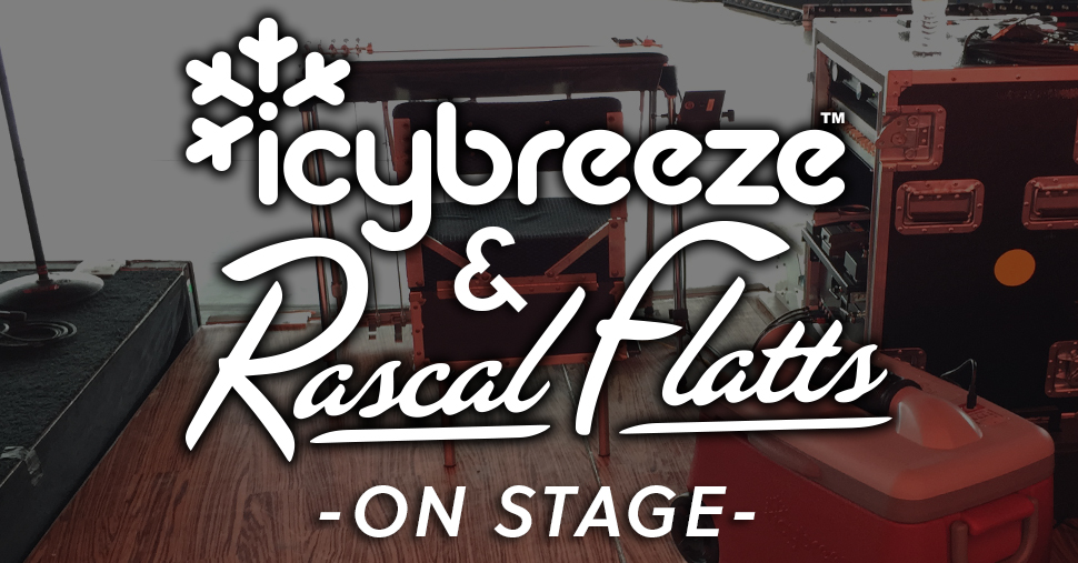 IcyBreeze On Stage With Rascal Flatts - IcyBreeze - icybreeze
