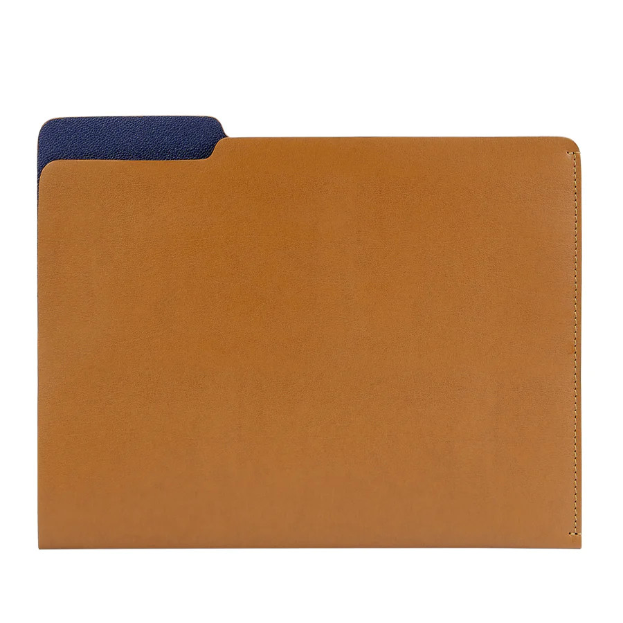 Italian Recycled Leather File Folders - scribesdelight.com