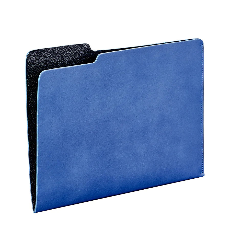 Italian Recycled Leather File Folders - scribesdelight.com