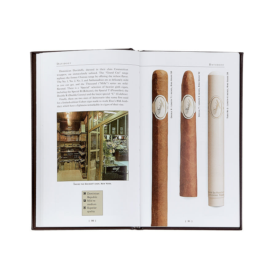 The Cigar Companion Gift Book Leather Bound