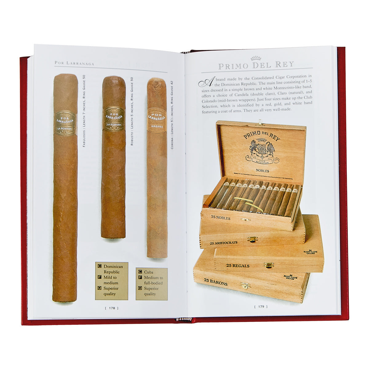 The Cigar Companion Gift Book Leather Bound