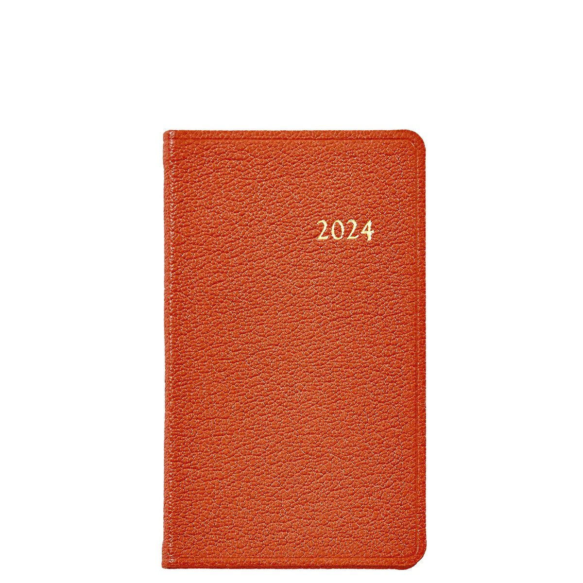2024 Small Leather Pocket Calendar - 3" x 5"