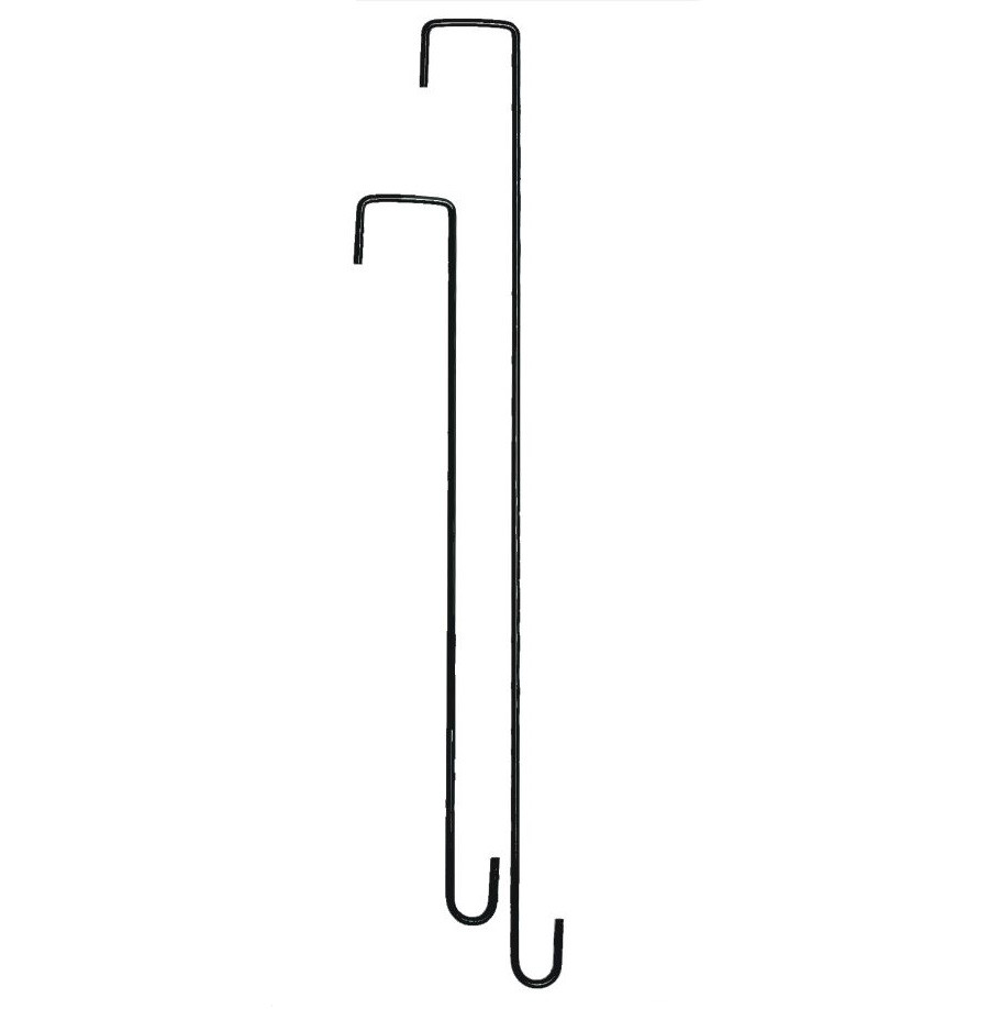 Powder coated wire pergola hook