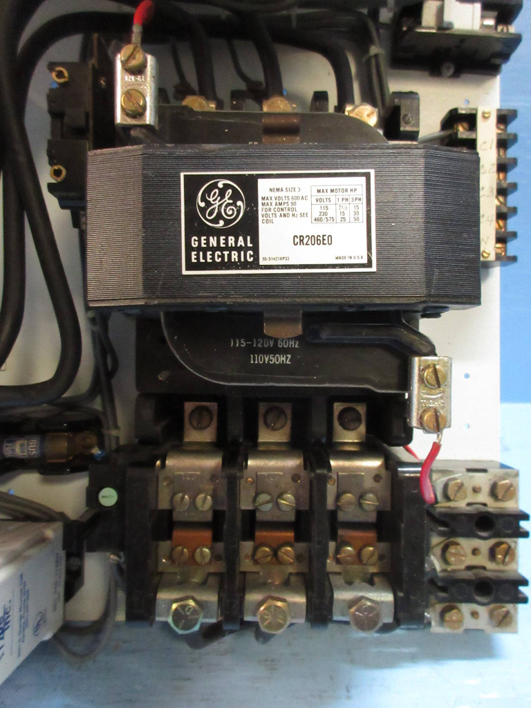 GE Powell Size 3 Starter 100A Breaker 18" Motor Control Center MCC ...