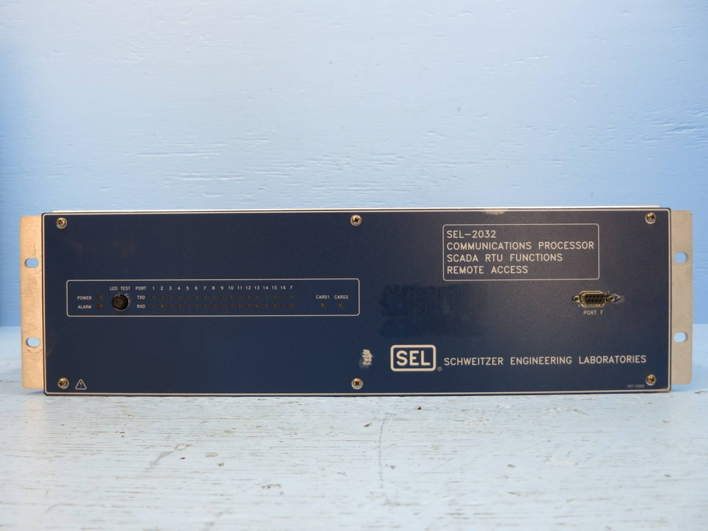 Schweitzer Engineering SEL-2032 Communications Processor Relay SEL2032 ...