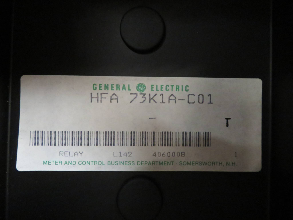 General Electric 12HFA73K1A Relay Type HFA GE 125V- DC GE 12HFA-73K1A ...