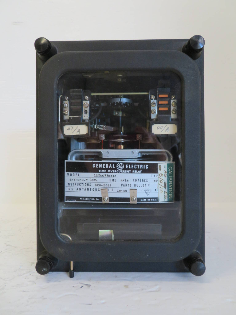 General Electric 12IAC77B31A Time Overcurrent Relay Extremely Inverse ...