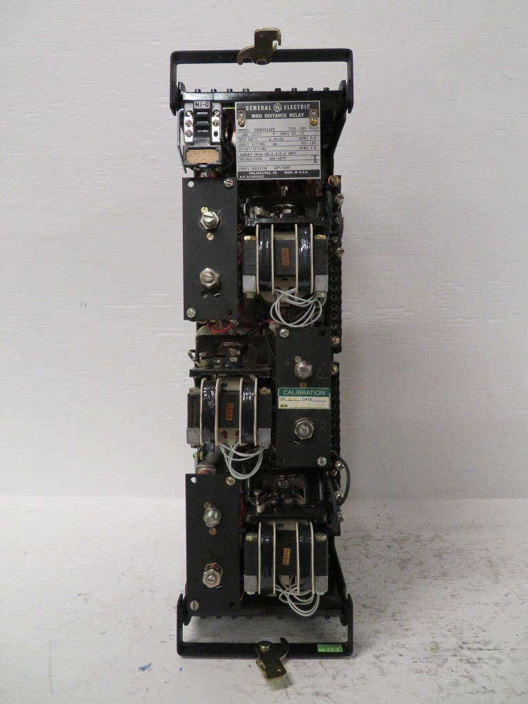 General Electric 12CEY51A2D MHO Distance Relay GE 120V 5 Amp CEY-51A2D ...