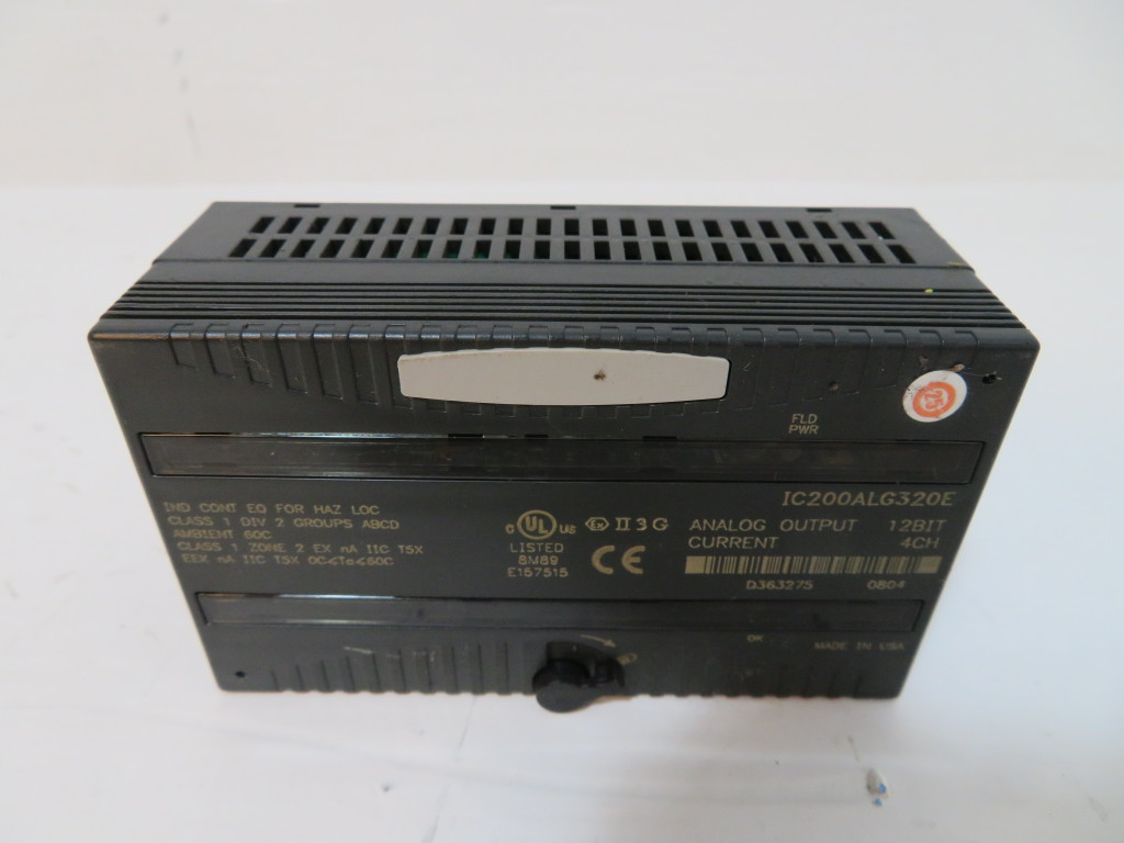 GE Fanuc IC200ALG320E Analog Output VersaMax Micro Controller Control ...