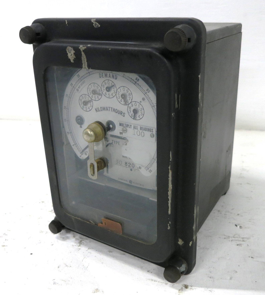GE 700X64G505 Polyphase Watthour Demand Meter DSM-63 Relay 3PH Watt ...