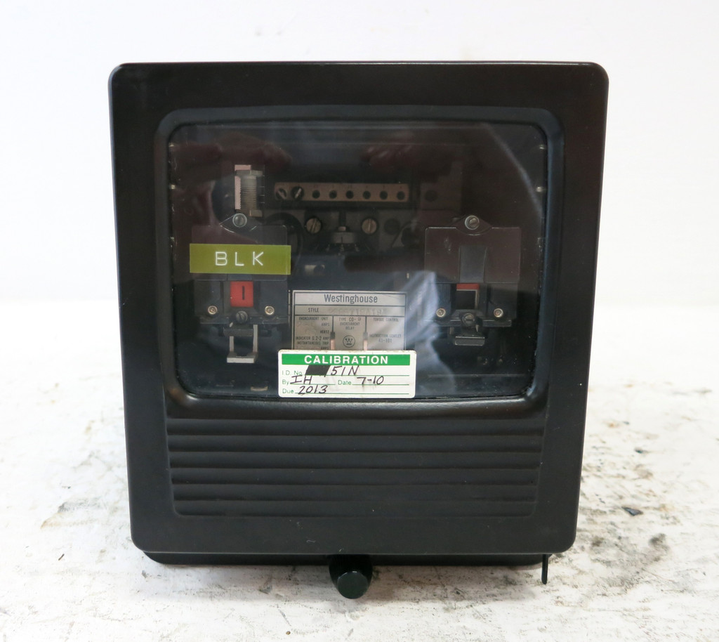Westinghouse Type C0-9 Overcurrent Relay Style 288B718A19A CO-9 2-6A 10 ...