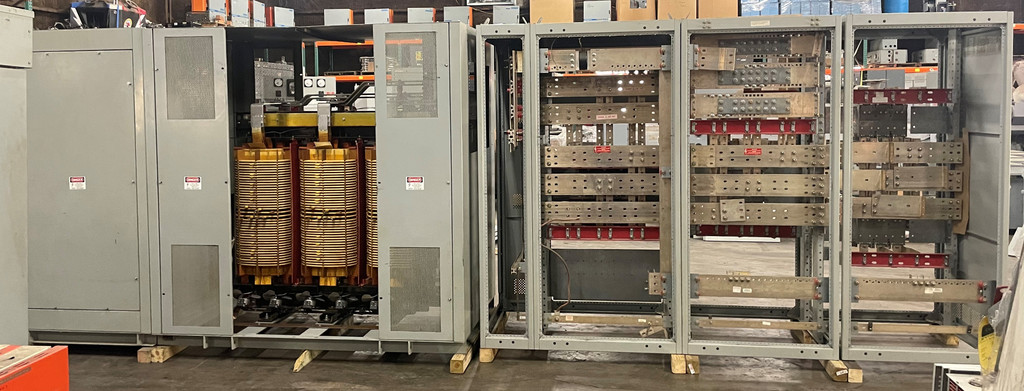 GE 13.8 kV to 480Y/277 V 4W Switchgear Lineup w 3000A Main w Branch ...
