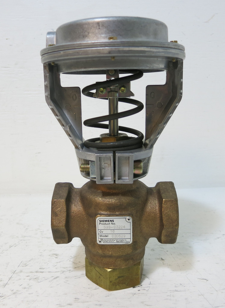 NEW Siemens 599-01082 Flowrite Valve 4" Pneumatic Actuator 5-10 PSI 599 ...