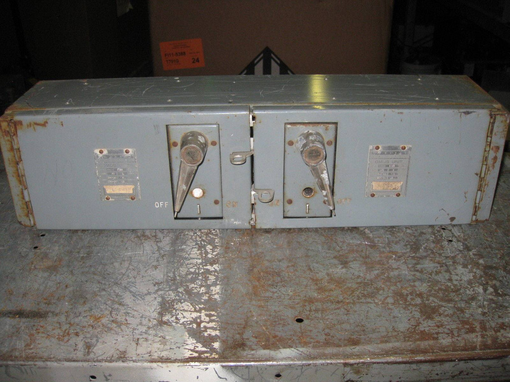Federal Pacific QMQB-6122 100 Amp Dual Panelboard Switch QMQB6122 100A ...