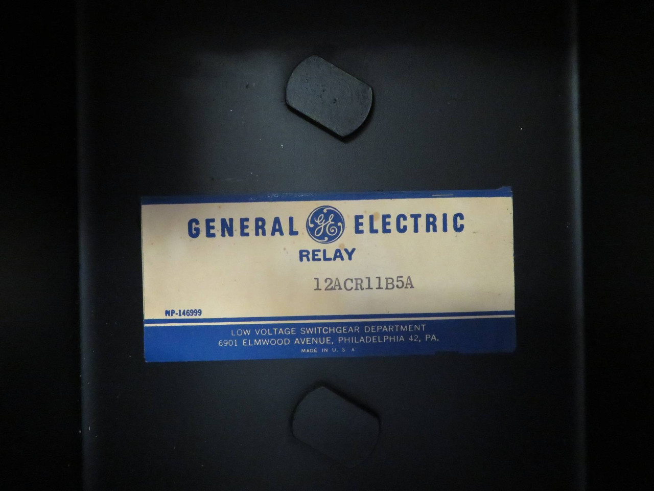 General Electric A-C Reclosing Relay 0156A2859 Type ACR GE 120V 12ACR ...