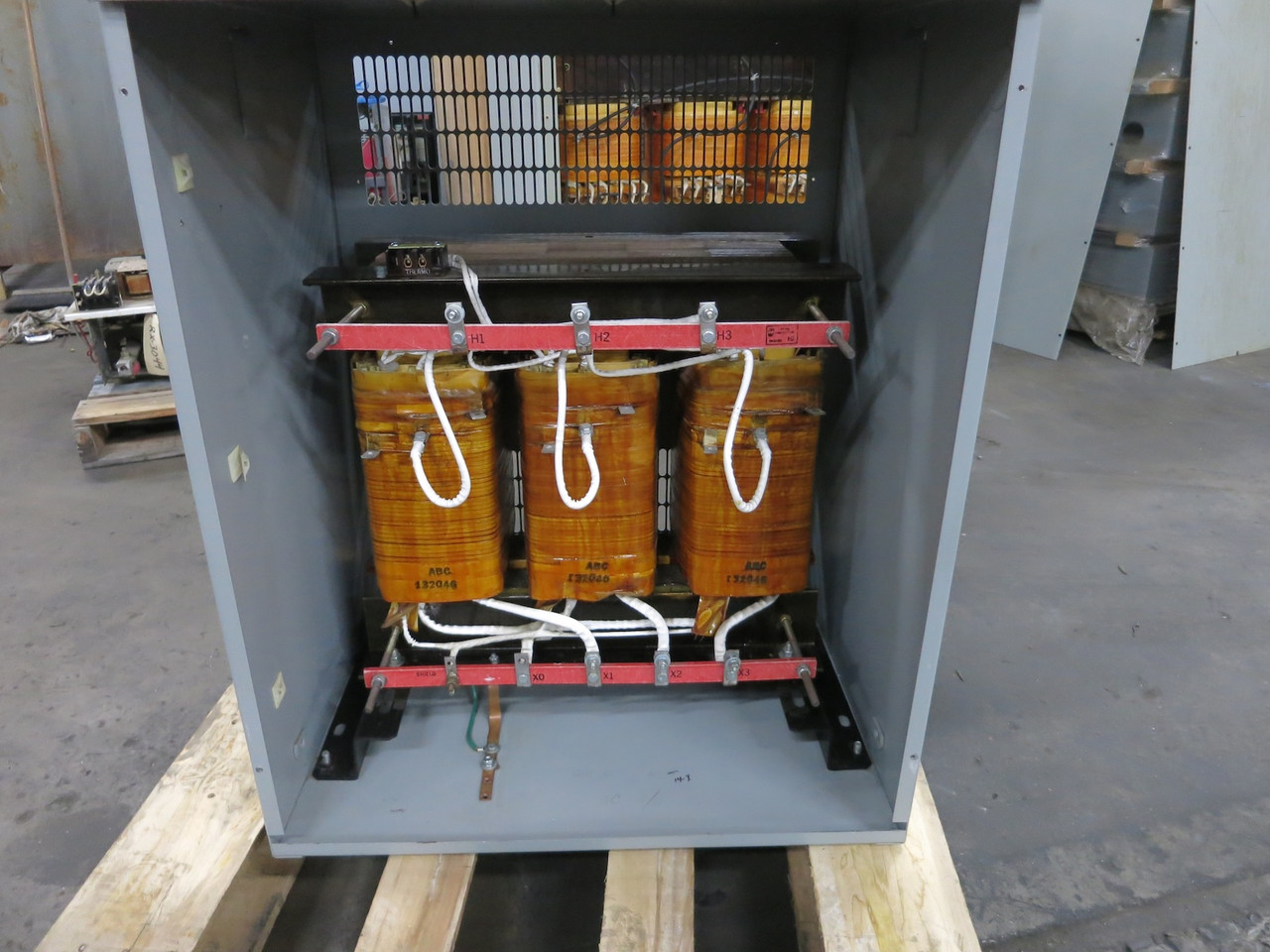 Hammond 75 kVA 460 Delta to 460Y/265 V 3PH Isolation Transformer 132046 ...