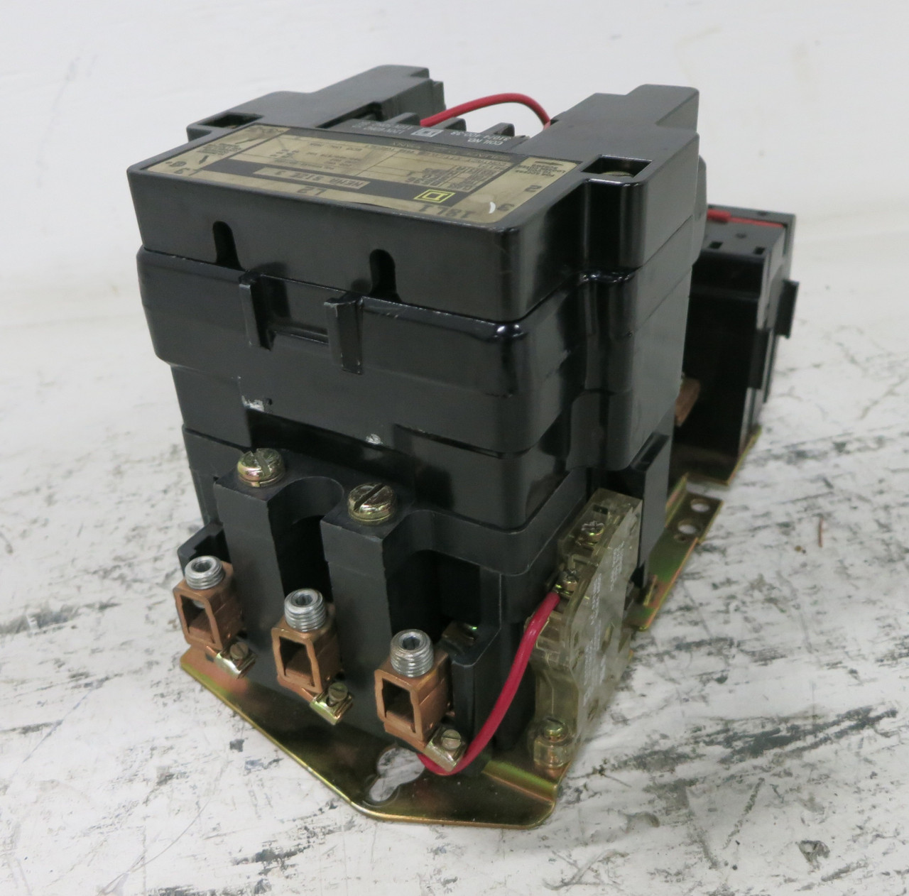 Square D 8536SEO1-H20S Size 3 Motor Starter w/ Motor Logic 9065-SR320 ...