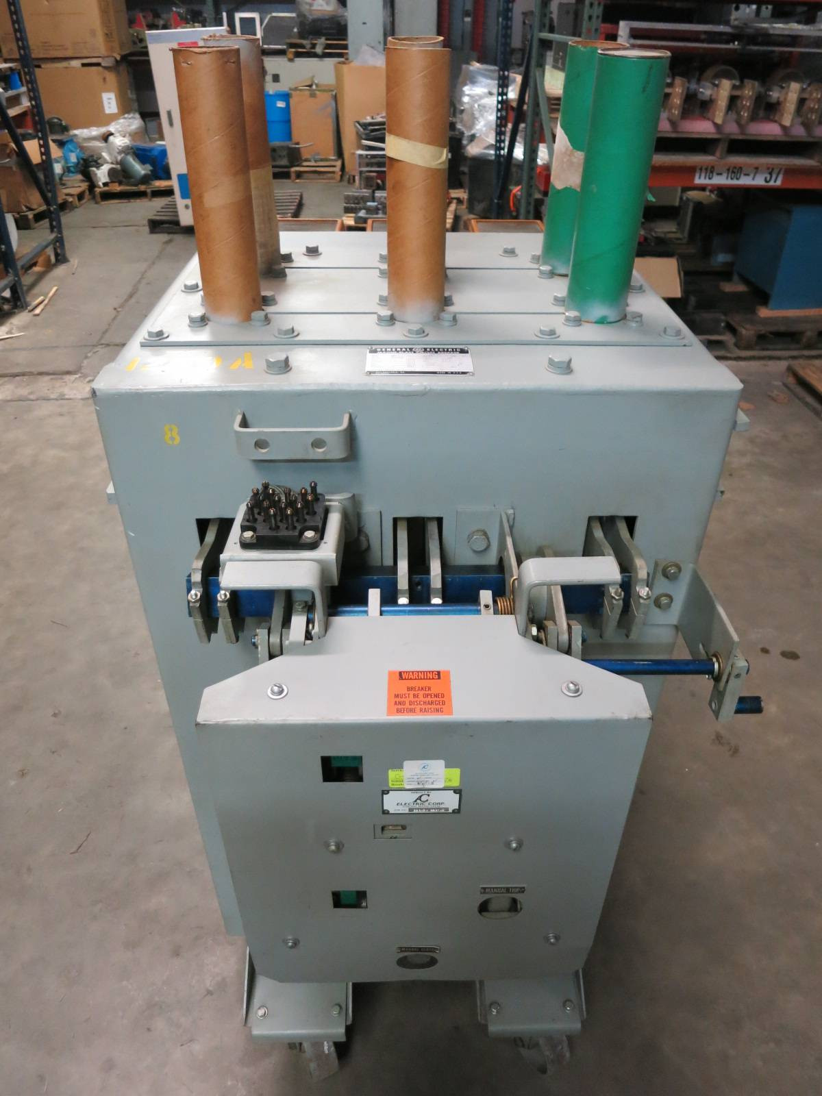 Rebuilt GE Magne-Blast AM-13.8-750-2H 1200 Amp Circuit Breaker General ...