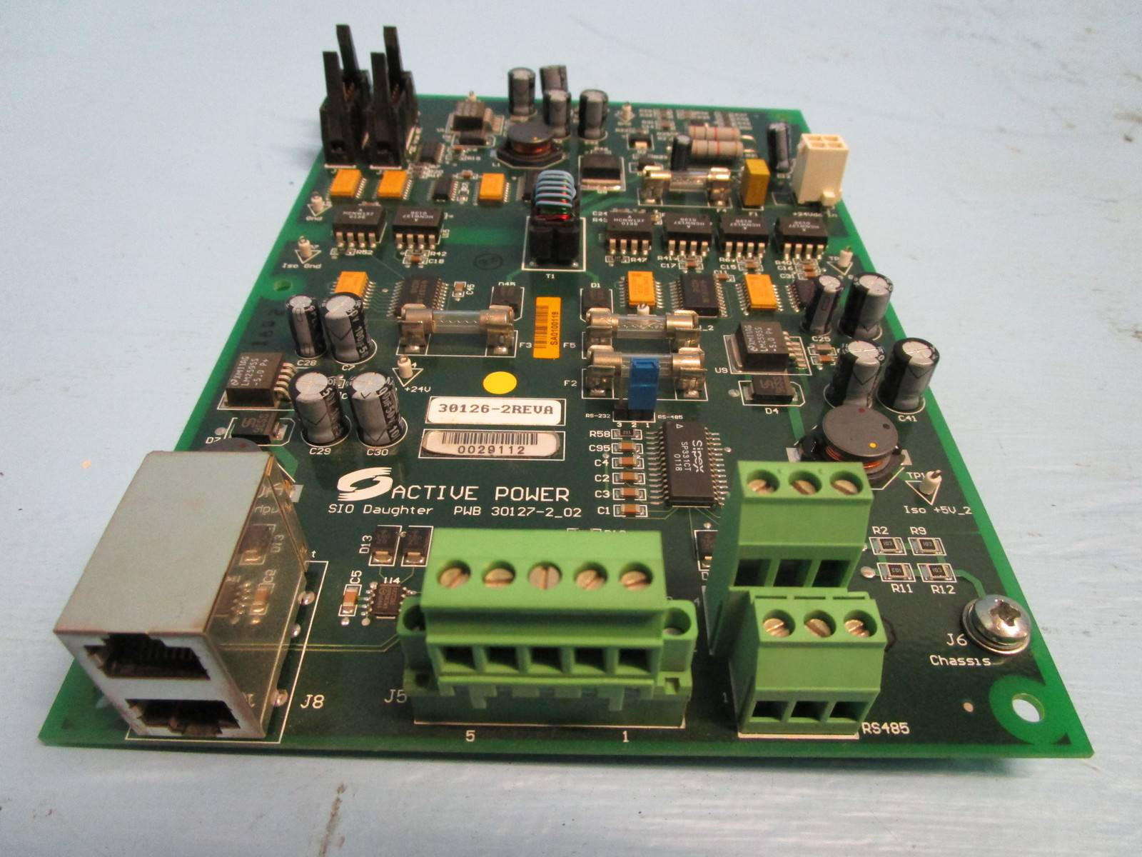 Active Power SIO Daughter Interface Board 30127-2_02 System I/O PCB ...