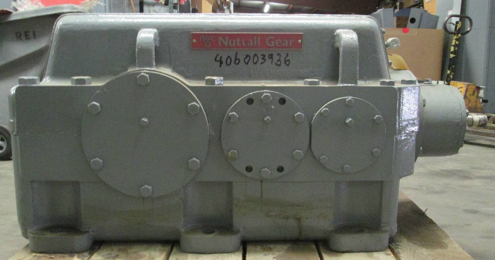 REBUILT Nuttall TR12 14.7/59 HP 49.07 Ratio 6.1/24.5 RPM Gear Reducer ...